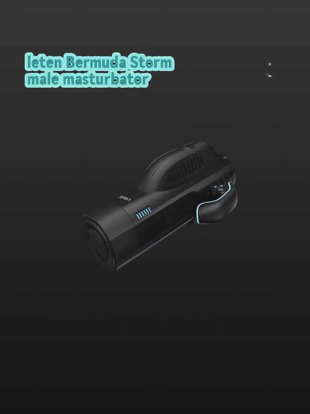 Leten BERMUDA STORM Hand-held Telescopic Sucking Pronunciation Male ...